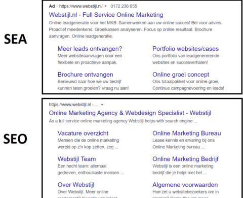 SEO vs. SEA - Wat zijn de verschillen? | Forward Marketing