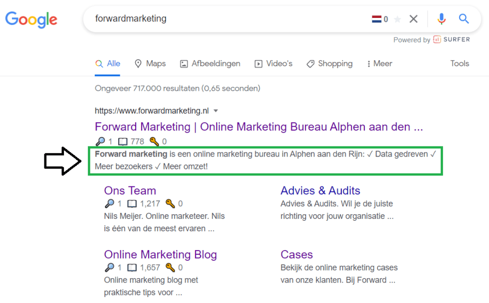 Meta descriptions; waarom zijn ze belangrijk? - Forward Marketing
